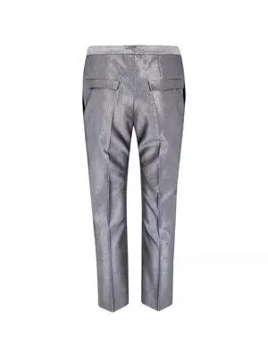 SAPIO Metallic Finish Pressed Crease Jeans