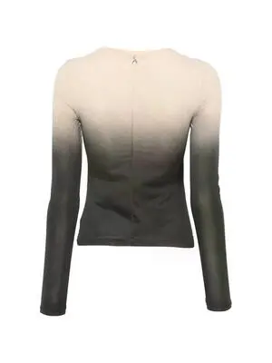 Patrizia Pepe Degrade Effect Long-sleeve T-shirt