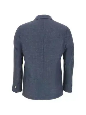 BARBA NAPOLI Buttoned Patch-pockets Blazer