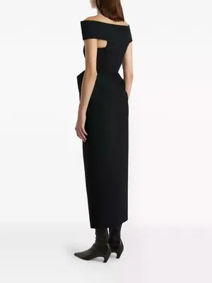 Khaite Gene Asymmetric Crepe Gown