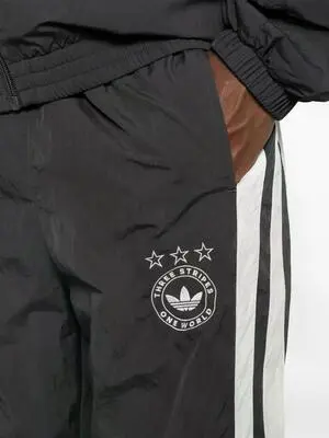 Adidas Gfx Side-stripe Logo-print Track Pants