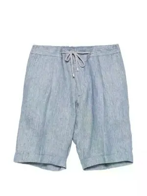 BARBA NAPOLI Capri Drawstring Shorts - Blue