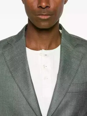 BARBA NAPOLI Single-breasted Blazer - Green
