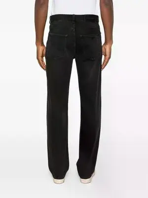 Emporio Armani Logo Plaque Straight Jeans
