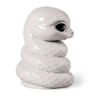 LLADRO Porcelain Baby Snake Sculpture