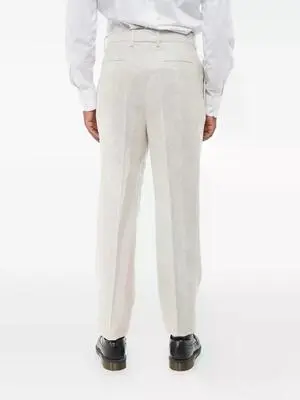 Brunello Cucinelli Pleated Cotton Trousers