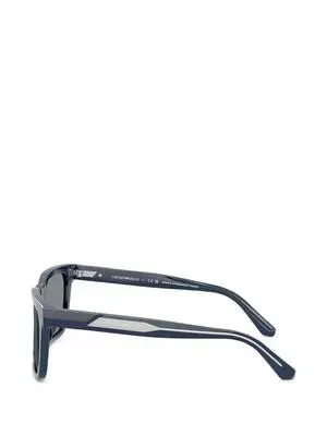 Emporio Armani Shiny Square Frame Sunglasses