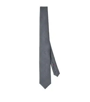 Brunello Cucinelli Virgin Wool Tie - Grey