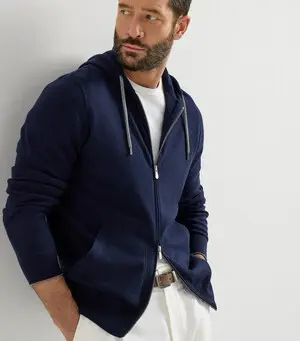Brunello Cucinelli Cashmere Zip-up Hoodie