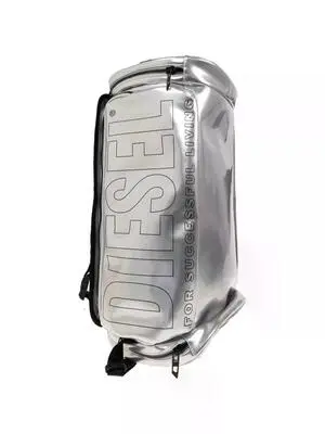 DIESEL® Metallic Logo-print Backpack