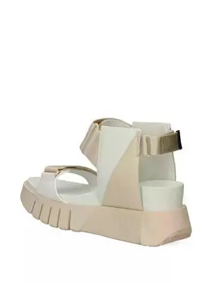 United Nude Delta Run Touch-strap Platform Sandals - Neutrals