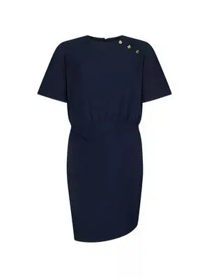 Liu Jo Button-embellished Asymmetrical Dress