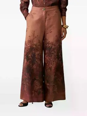 Liu Jo Printed Twill Palazzo Pants