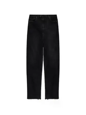MAISON MARGIELA Raw-cut Hem Jeans - Black