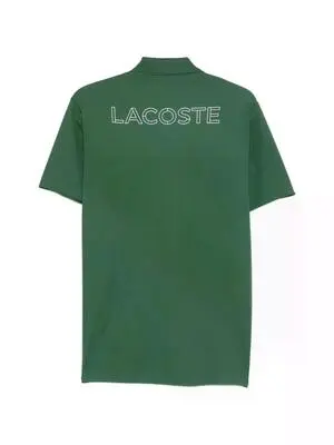 Lacoste Logo-patch Striped-detail Polo Shirt