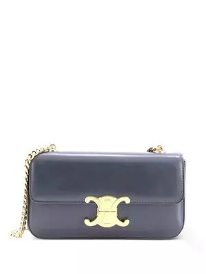 Celine Triomphe Chain Leather Small Shoulder Bag