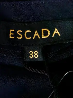 Escada Asymmetric One-shoulder Pleated Top