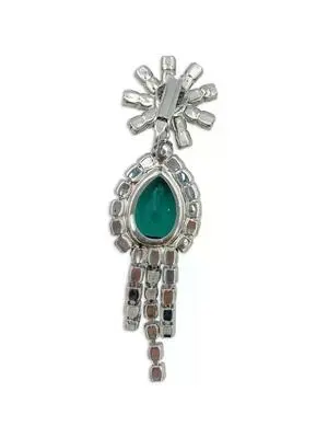 Vintage 1950s Crystal-embellished Earrings
