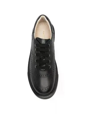 SERGIO MORETTI FIRENZE Brogue Detail Leather Sneakers