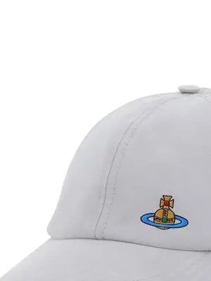 VIVIENNE WESTWOOD Orb Embroidered Baseball Cap