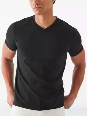 PATRICK ASSARAF V-neck T-shirt - Black