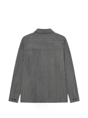 LES DEUX Layton Pinstriped Patch-pocket Shirt