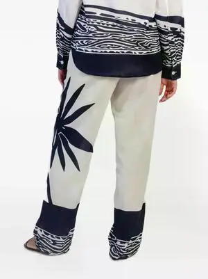 DIARRABLU Graphic Print Trousers - Neutrals