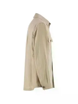 BOSS Relaxed-fit Shirt Jacket - Neutrals