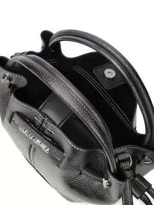 Karl Lagerfeld Mini K/pierced Bucket Bag - Silver