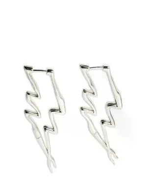 YOJ X Potoska Lightning Hoops Earrings