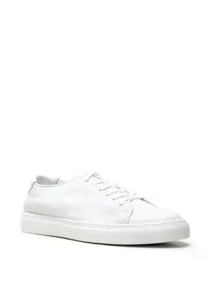 CHUCKIES Pebbled Leather Lace-up Sneakers