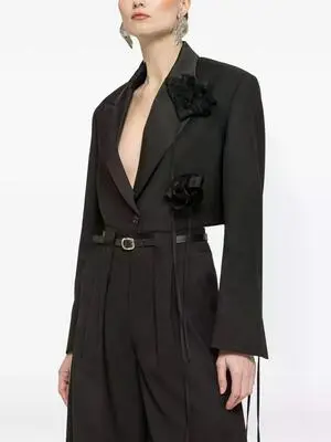 NISSA Pleated Wide-leg Trousers