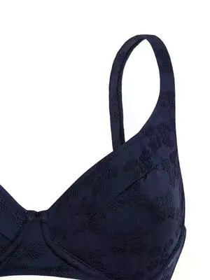 Vilebrequin Floral-jacquard Underwired Bikini Top