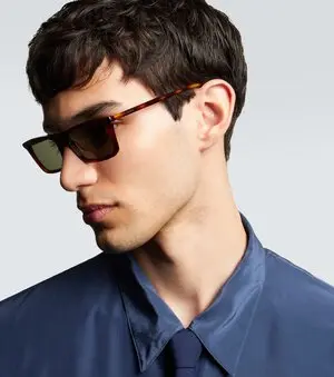 Saint Laurent Betty Thin Rectangular Sunglasses