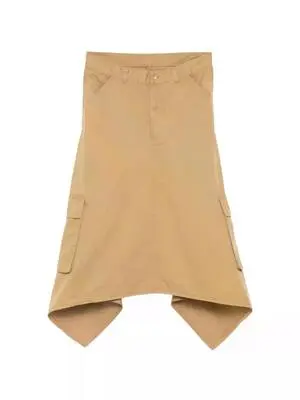 JNBY Deconstructed Asymmetric Midi Skirt - Neutrals