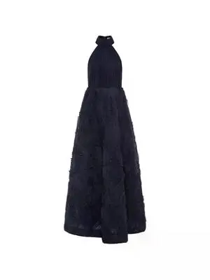 Rebecca Vallance Jasmine Ruffled Maxi Dress - Blue