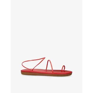 ANCIENT GREEK SANDALS Kansiz Faux-leather Sandals - Red