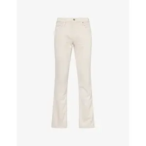 Paige Transcend Normandie Straight Stretch-denim Jeans - Sea Shell