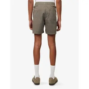 Paige Elijah Stretch-cotton Shorts - Thyme