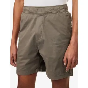 Paige Elijah Stretch-cotton Shorts - Thyme