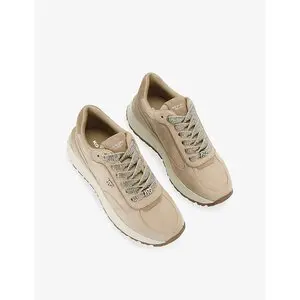 Kurt Geiger Louisa 2 Faux-leather Trainers With Embellishment