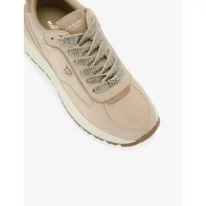 Kurt Geiger Louisa 2 Faux-leather Trainers With Embellishment