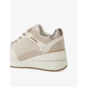 Carvela Divina Woven Lace-up Trainers