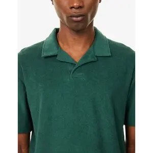 Sunspel Towelling Polo Cotton Shirt - Forest26