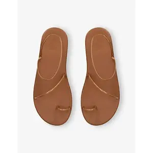 ANCIENT GREEK SANDALS Kansiz Faux-leather Sandals - Camel