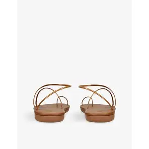 ANCIENT GREEK SANDALS Kansiz Faux-leather Sandals - Camel
