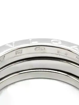 BVLGARI 18k White Gold B.zero1 Spiral Ring