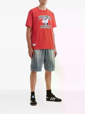 CHOCOOLATE Bear-print T-shirt - Red