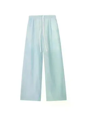 B+AB Drawstring Trousers With Elasticated Waistband Blue