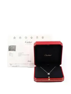 Cartier 18k White Gold Multi-cut Diamond Necklace